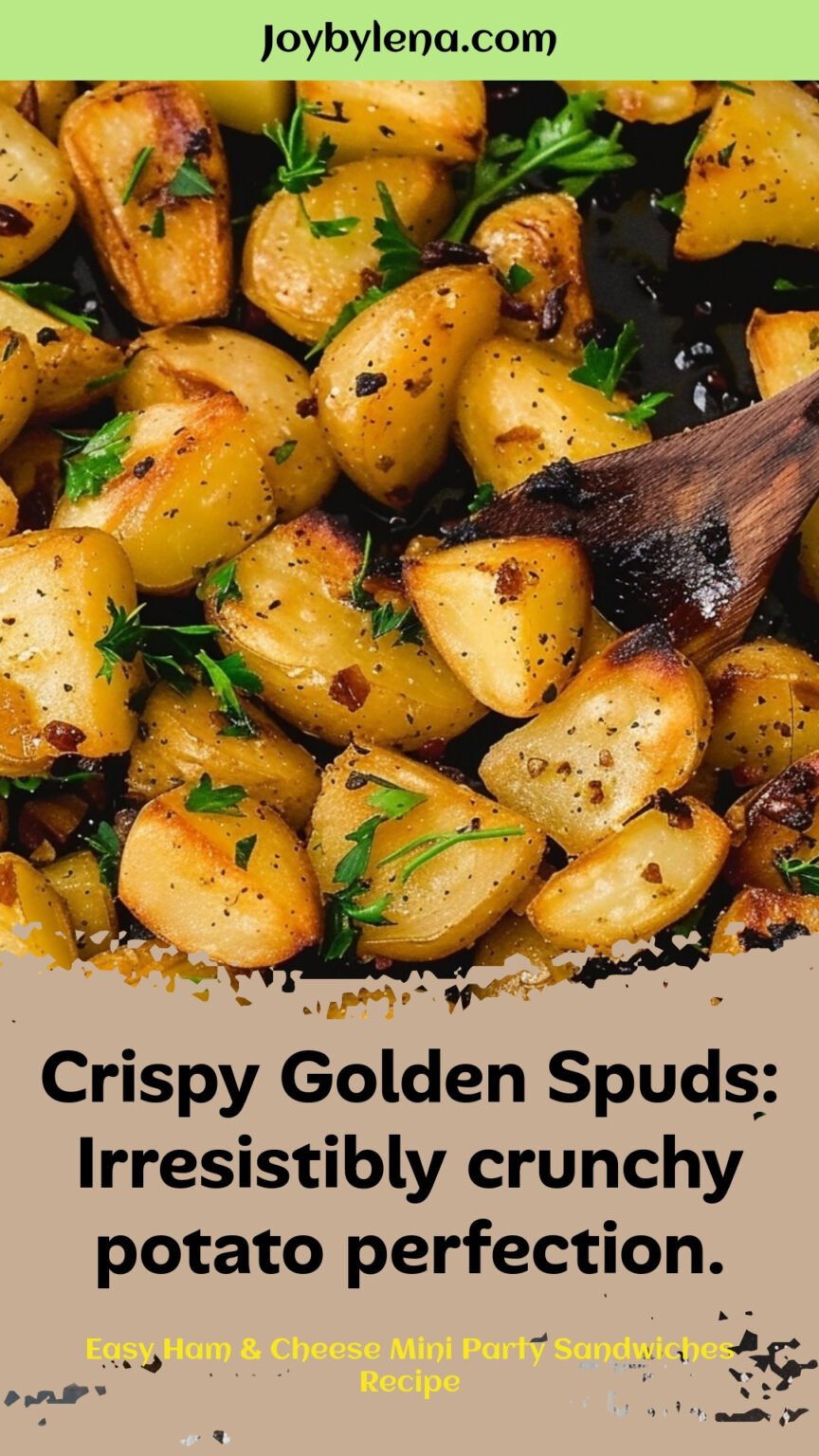 Crispy Golden Spuds: Irresistibly crunchy potato perfection.: – Joy By Lena