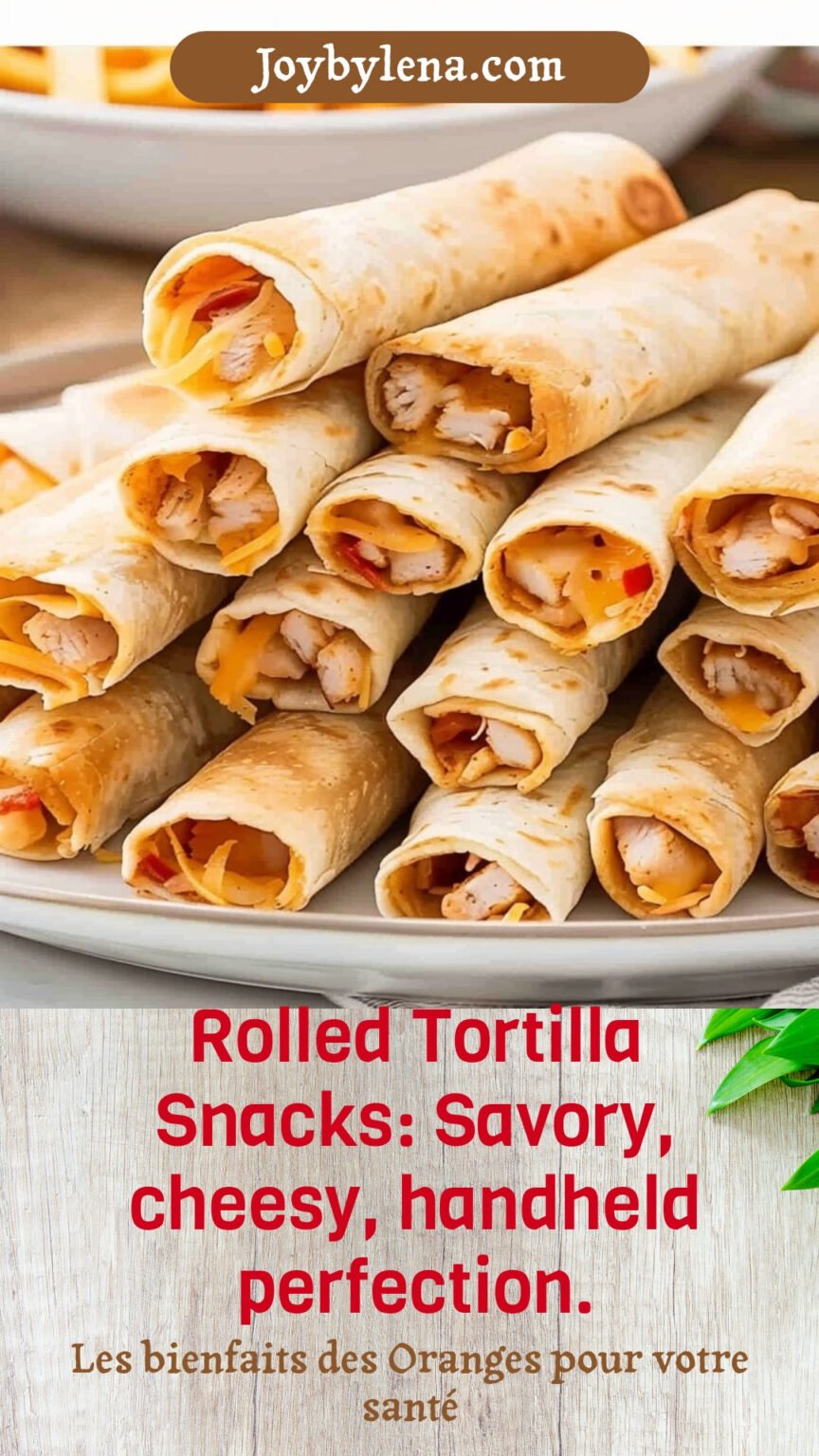 Rolled Tortilla Snacks: Savory, cheesy, handheld perfection.: – Joy By Lena