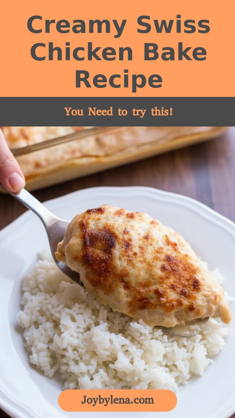 Creamy Swiss Chicken Bake Recipe – Joy By Lena