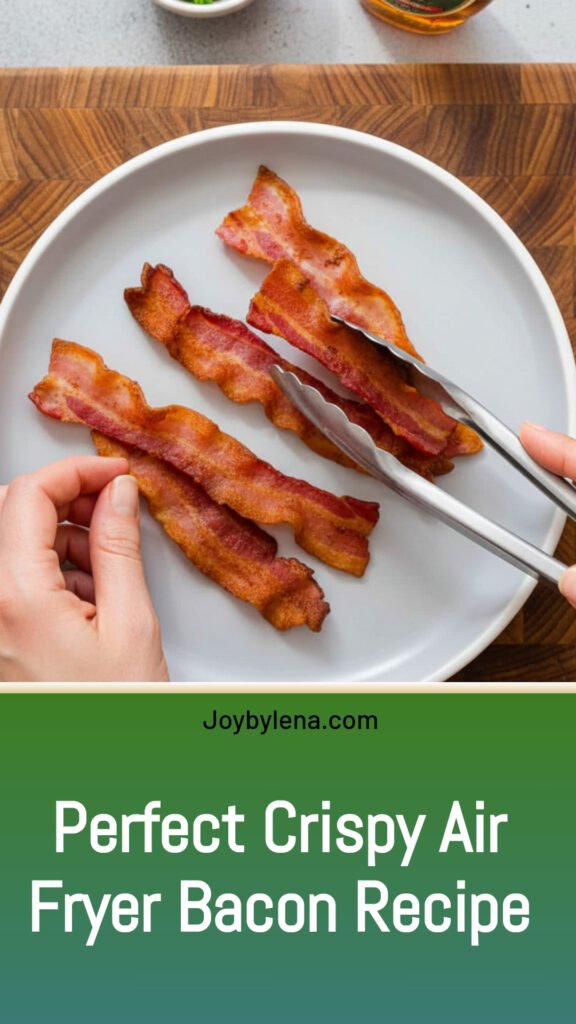 Perfect Crispy Air Fryer Bacon Recipe – Joy By Lena